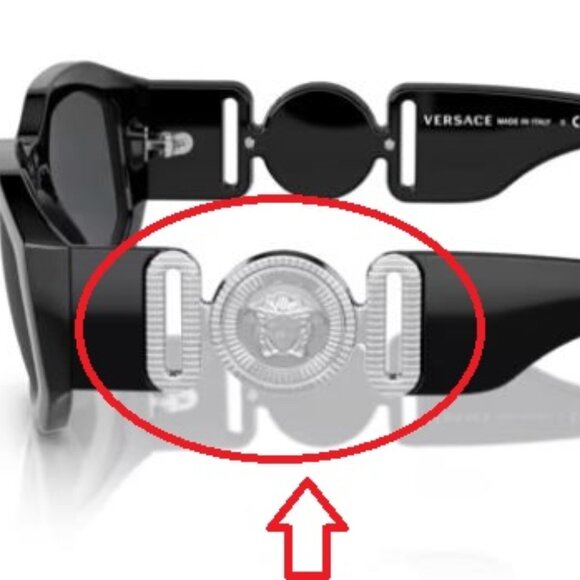 Versace | Accessories | Versace Ve436 4483d Sunglasses Replacement ...